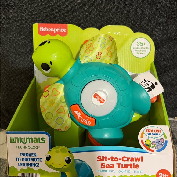 Fisher-Price | Toys | New Rare Linkimals Fisher Price Turtle Abc ...